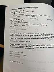 The C Programming Language. (Prentice Hall Software) : Kernighan, Brian ...
