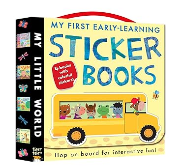 Amazon.com: My First Early-Learning Sticker Books Boxed Set: 4 Books ...