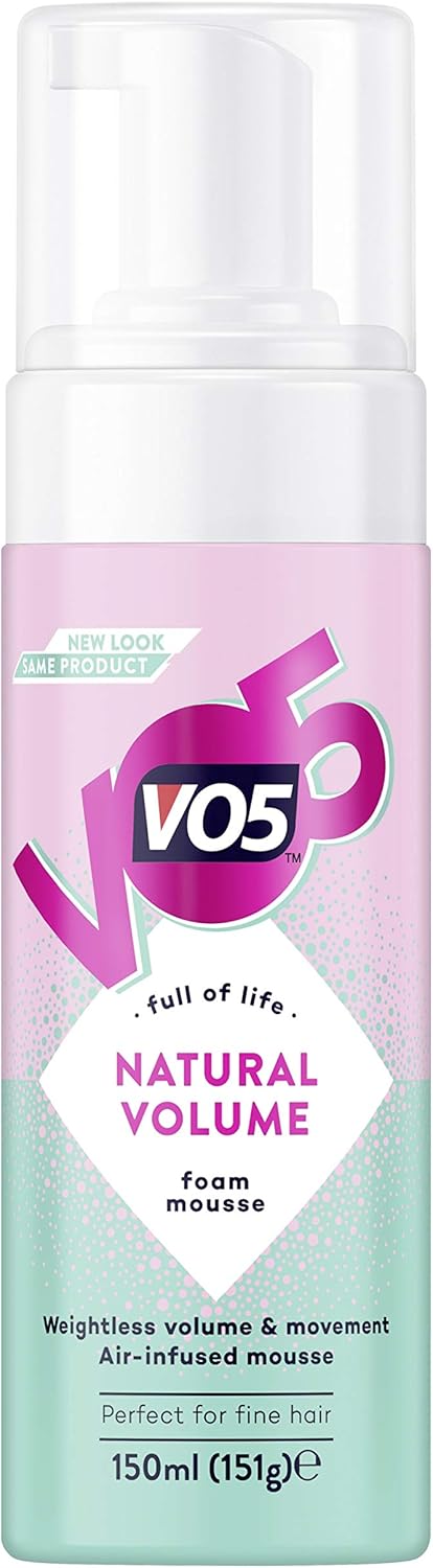 VO5 Mousse volume naturel 150 ml : Amazon.fr: Beauté et Parfum