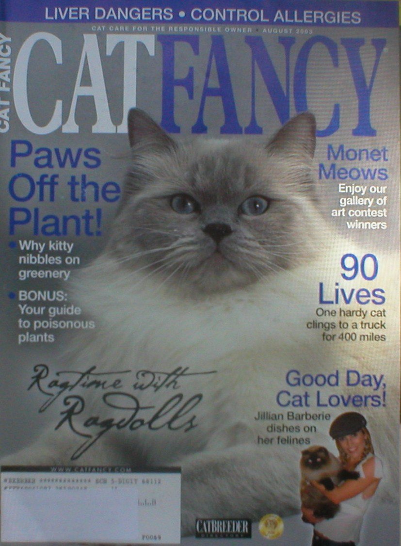 Cat Fancy Magazine August 2003 Ragdoll: Cat Fancy: Amazon.com: Books