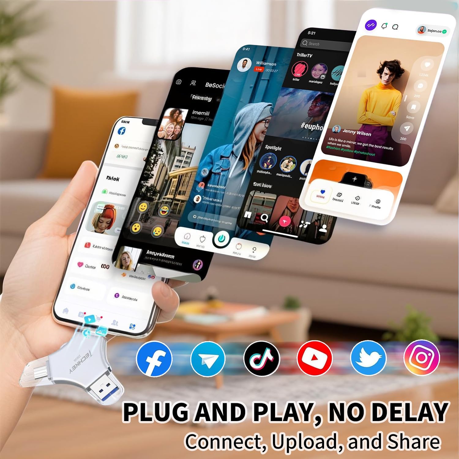 USB 3.0 Flash Drive for iPhone 256GB Review 2026: Fast MFi-Certified ...