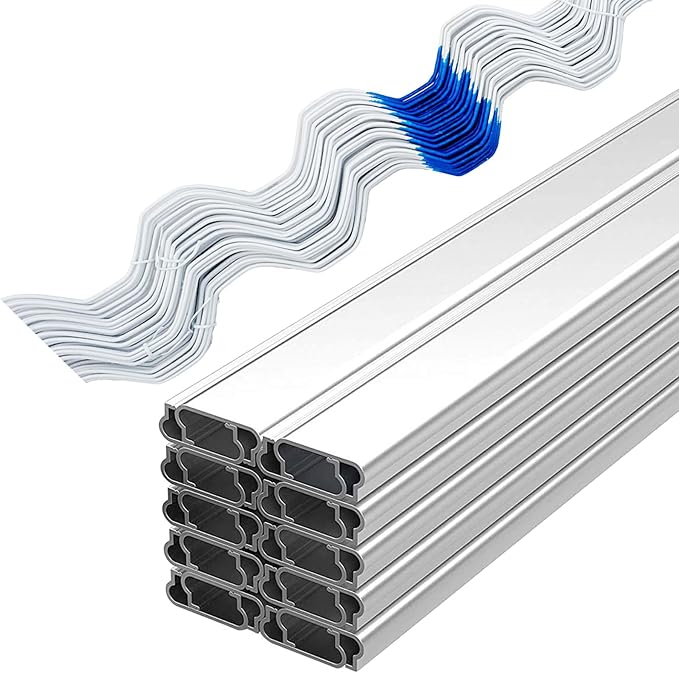 Amazon.com : GRELWT Greenhouse Spring Wire & Lock Channel Kit - 6.56 ft ...