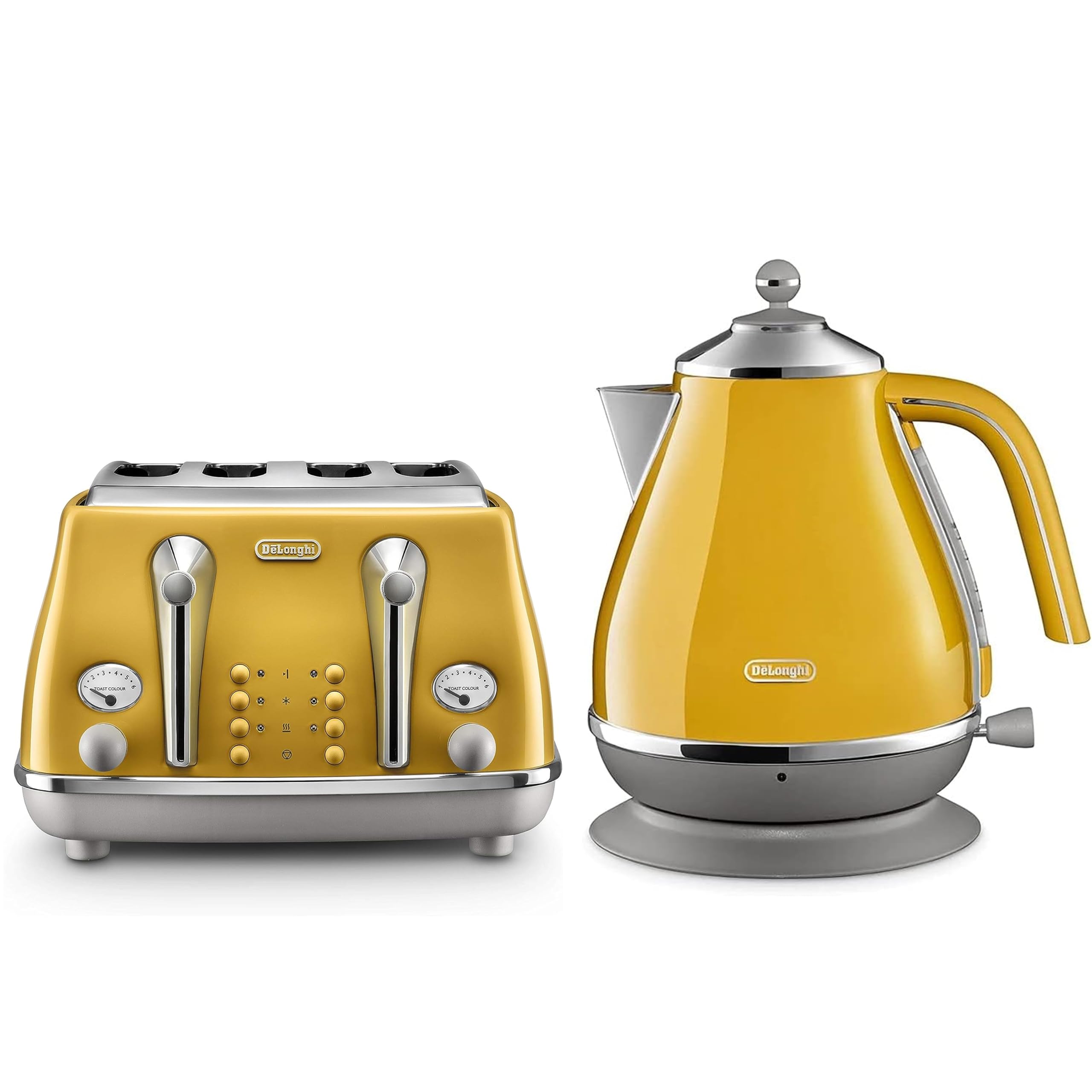 De'Longhi Icona Capitals Breakfast Collection, Bundle Includes 4-Slice ...