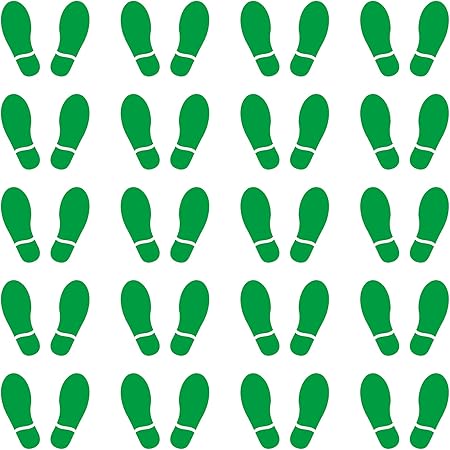 Amazon.com: 45 Pairs 90 Prints Kids Shoes Decals Footprint Stickers ...