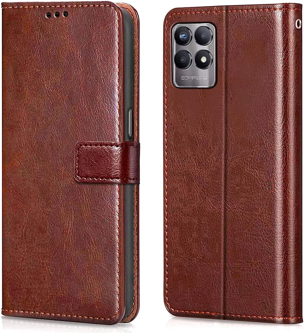 Amazon Brand - Solimo Flip Leather Mobile Cover (Soft & Flexible Back ...