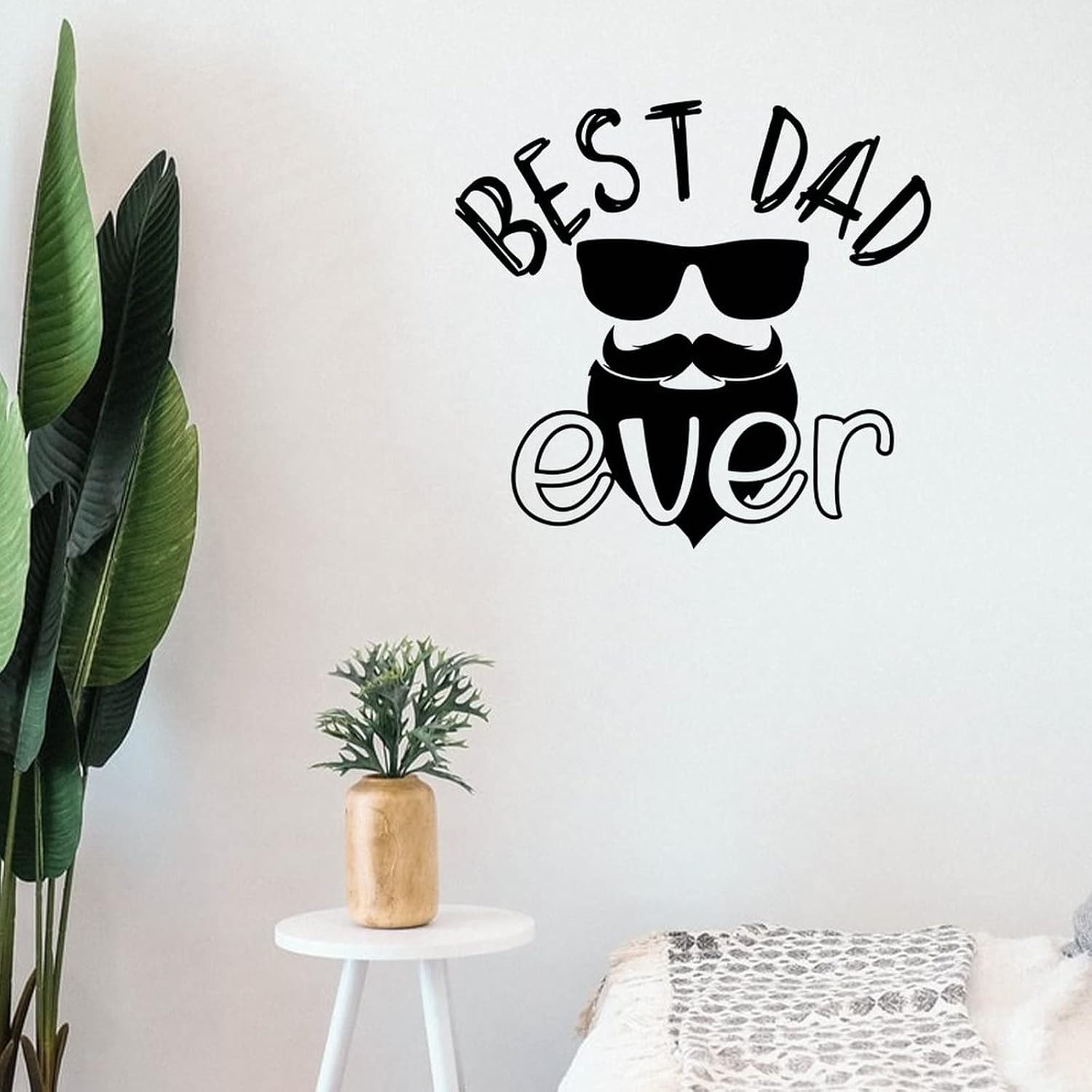 Amazon.com: Vinyl Wall Quote Stickers Best Dad Ever Sticker ...