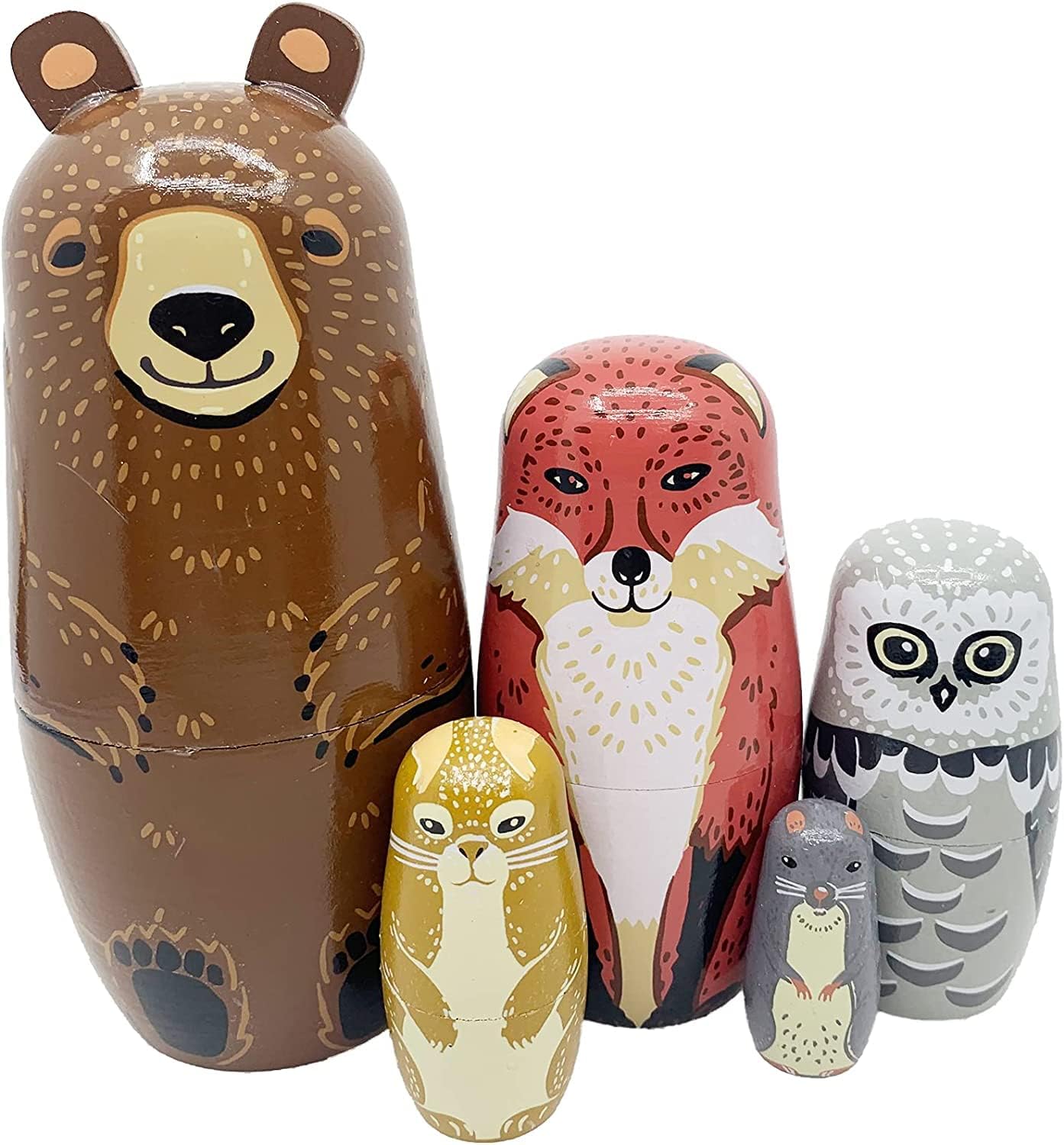 Amazon.com: BestPysanky 6 Animals: Dog, Cat, Horse, Fish, Chick, Bunny ...