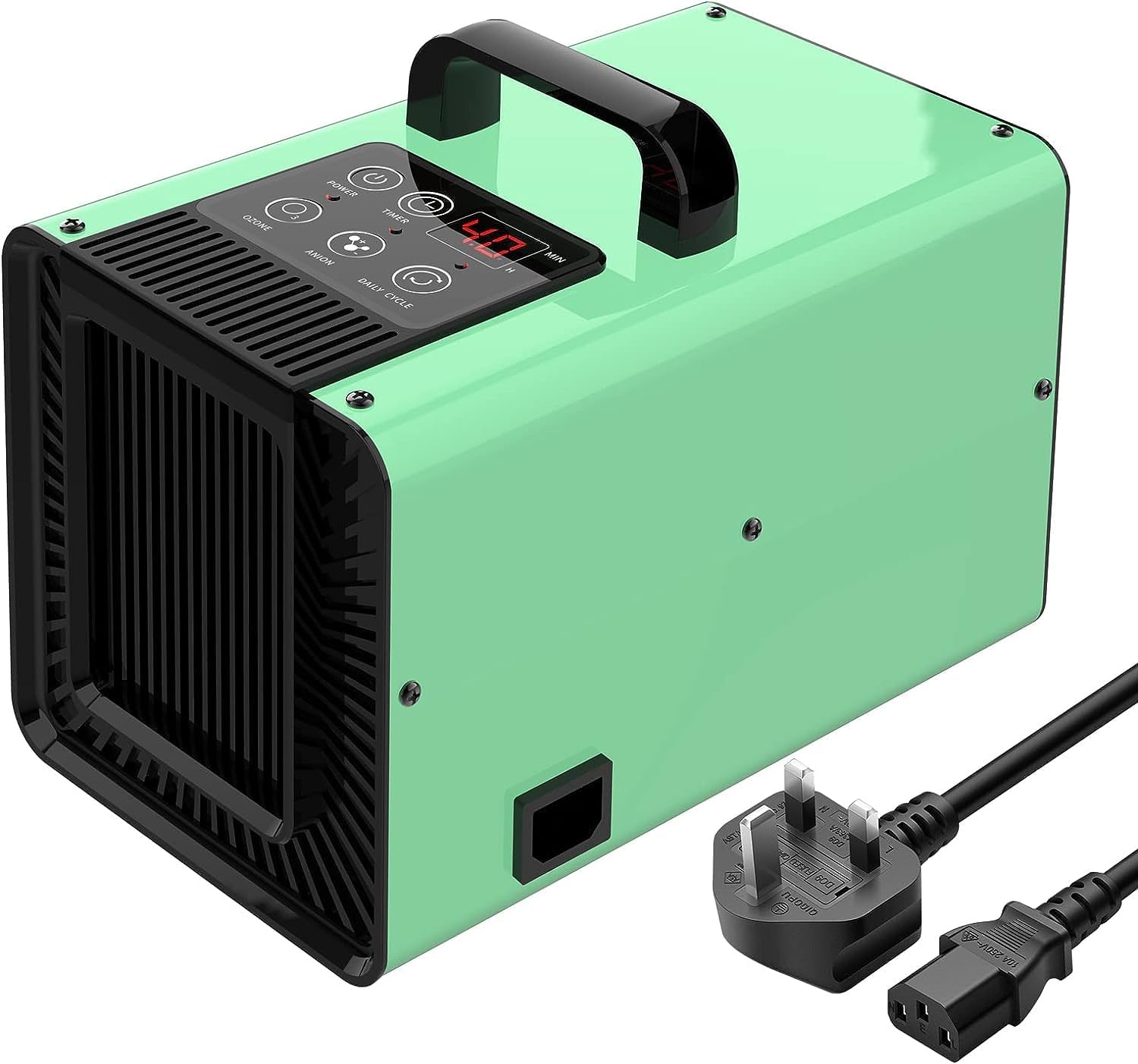 AIRAS Digital Ozone Generator & Negative Ion Generator 2-in-1 Air ...