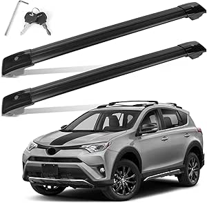 Amazon.com: QKVCX Duty Roof Rack Cross Bars for Toyota RAV4 2013-2018 ...