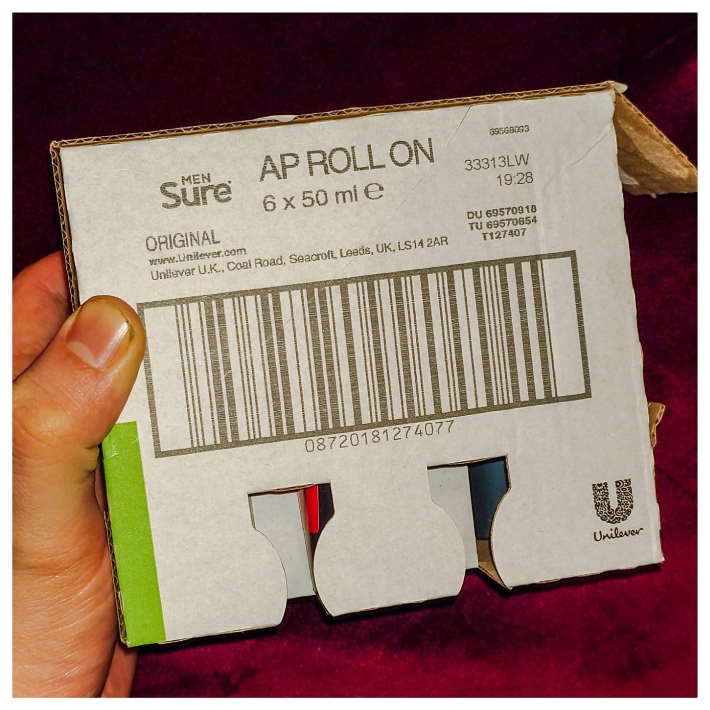 Sure Original Antiperspirant Roll On deodorant for men with MotionSense ...