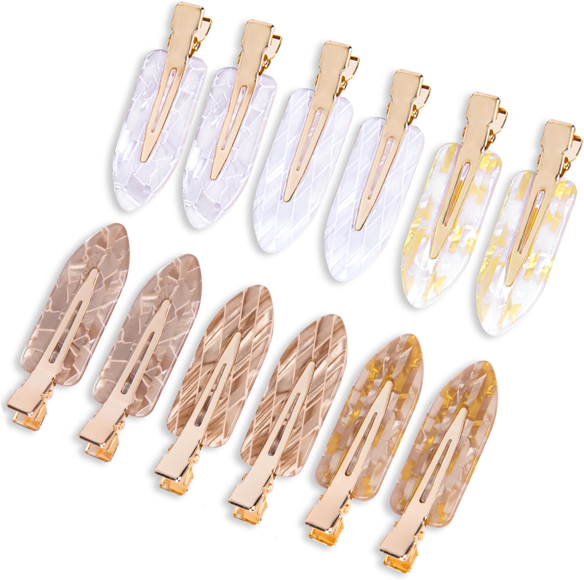 Amazon.com : Cptots No Crease Creaseless No Bend Hair Clips For Styling ...