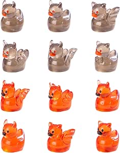 Amazon.com: 55 PCS Luminous Mini Resin Ducks Luminous Devil Mini Resin ...