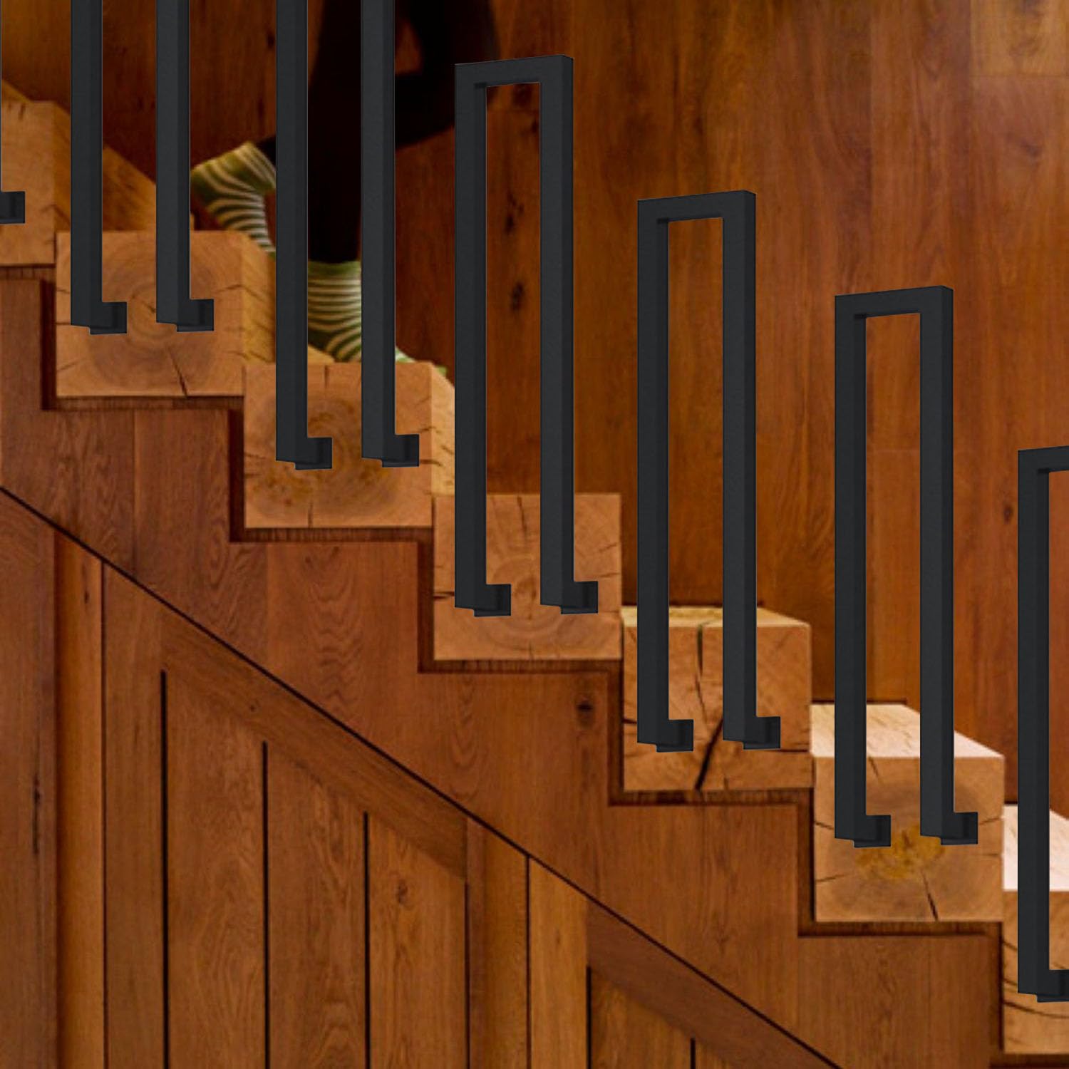 Outdoor Craftsman Style Railings