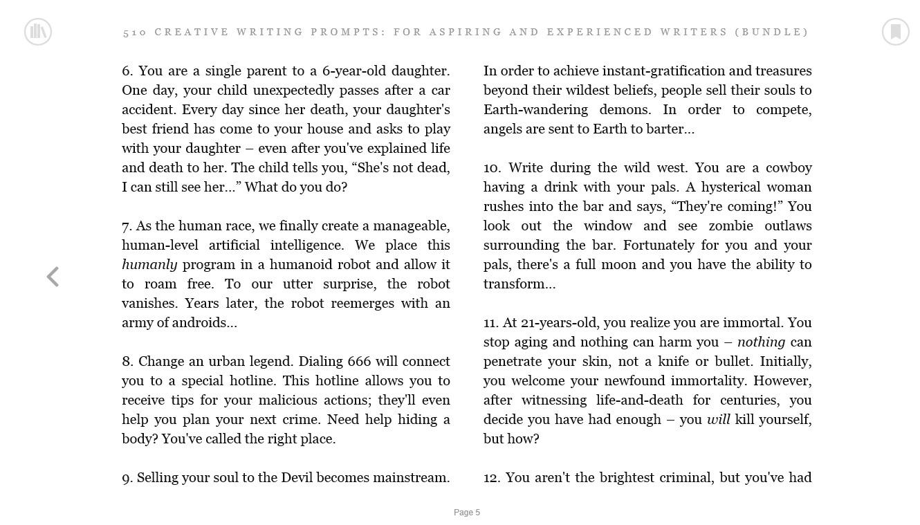 510 Creative Writing Prompts: For Aspiring and Experienced Writers ...