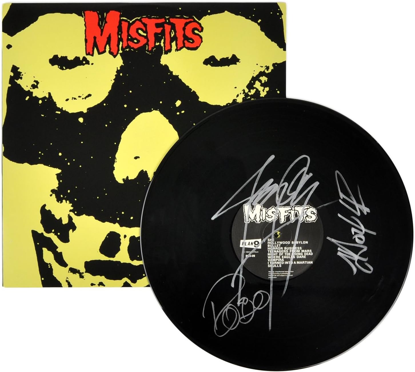 Misfits - Legends of Punk Rock -Authentic Autographed Record Album at ...