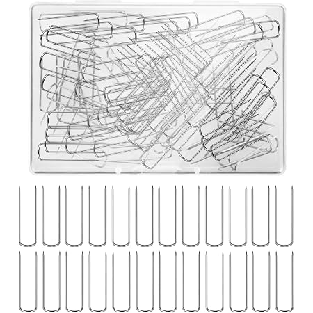 ASTER 100 Pieces U-Pins Sewing U-Pins Needlecrafts Pins Double Blocking ...