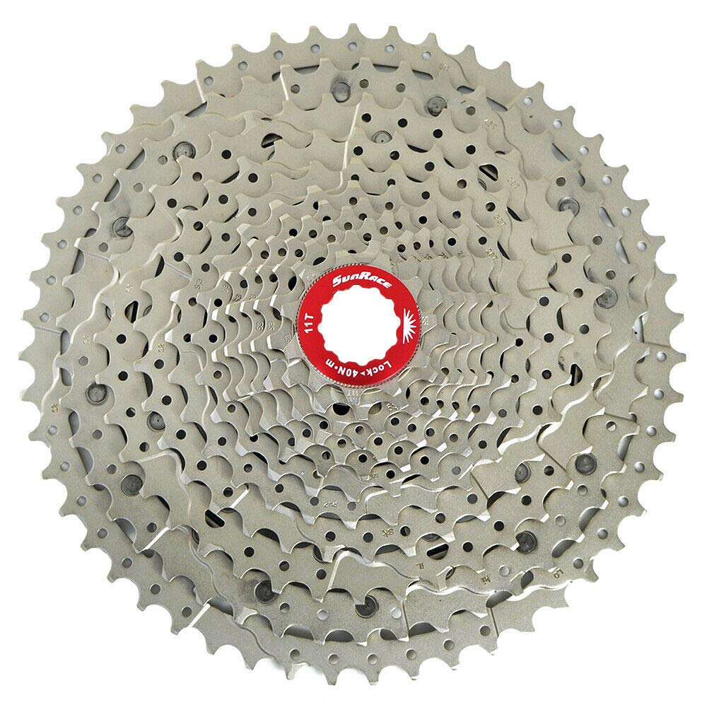 SunRace CSMZ800 11-51T 12 Speed Wide Ratio Cassette , Silver , ST1876 ...