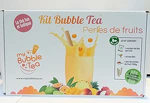 My Bubble Tea Kit Fruit Pearls - LEMON BUBBLE TEA KIT : Amazon.co.uk ...