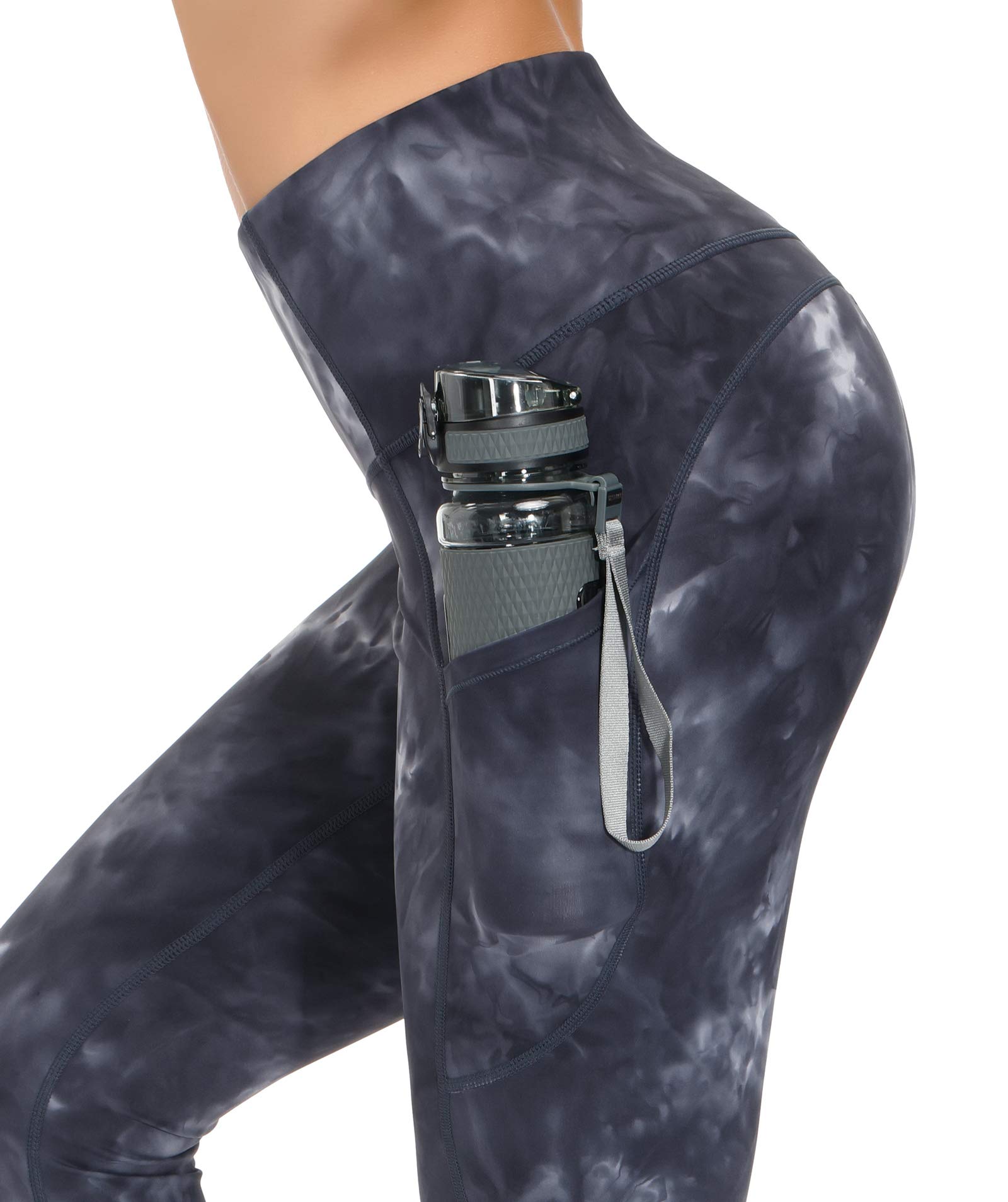 Dragon Fit High Waist Yoga Leggings with 3 Pockets,Tummy Control ...