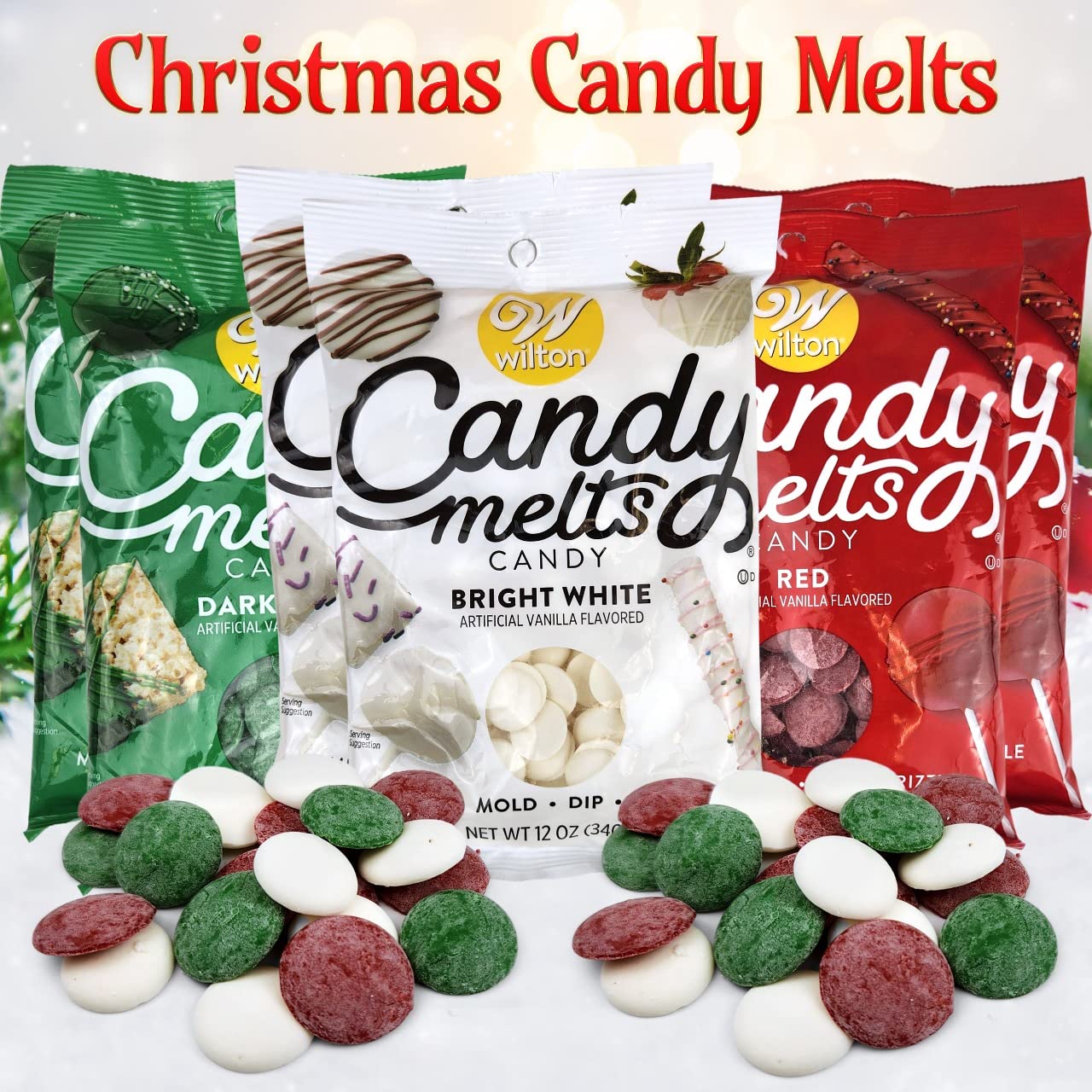 Candy Melts For Christmas Christmas Doughnuts With Candy Melts Glaze