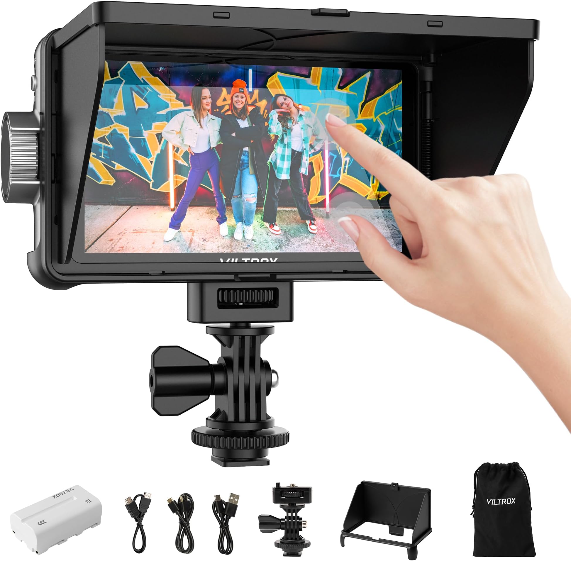 Amazon.com : Sony CLM-V55 5-Inch Portable LCD Monitor for DSLR cameras ...