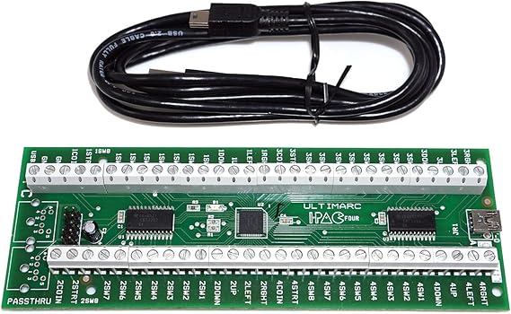 Amazon.com: I-PAC 4 Arcade Game Controller Interface with USB Cable ...