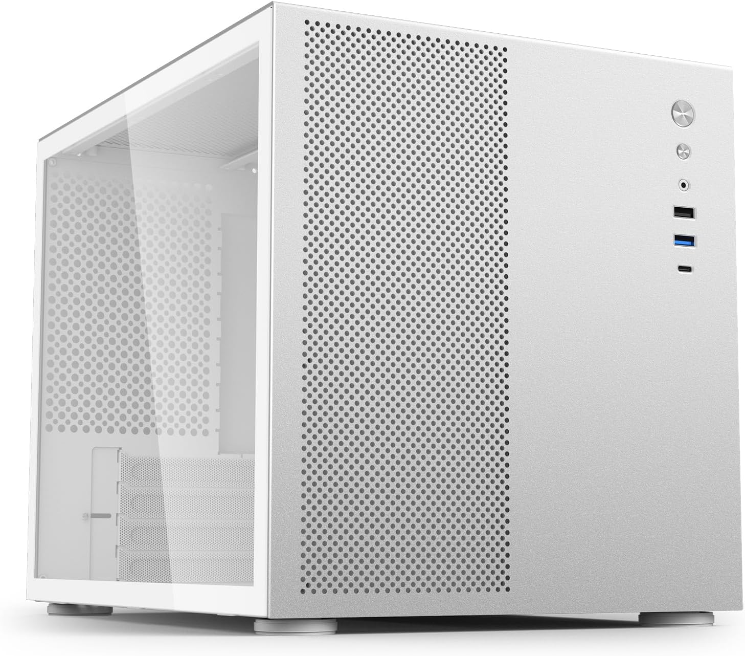 SAMA IM01 Pro Mini Micro ATX Tower Computer Case Tempered Glass-1 Side ...