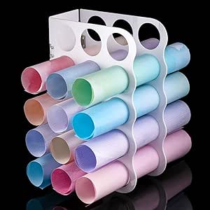 Amazon.com: Vinyl Storage Rack Store Up to 15 Vinyl Rolls Acrylic ...