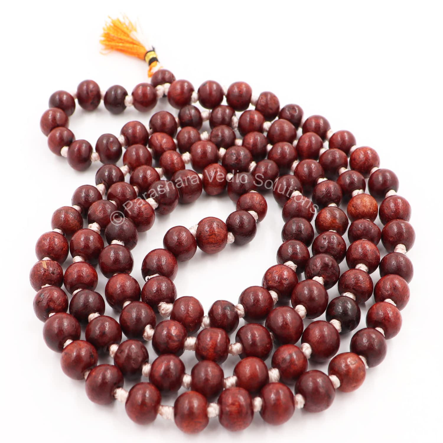 Buy ARKAM Red Sandalwood Mala/Natural Sandalwood Rosary/Lal Sandalwood ...