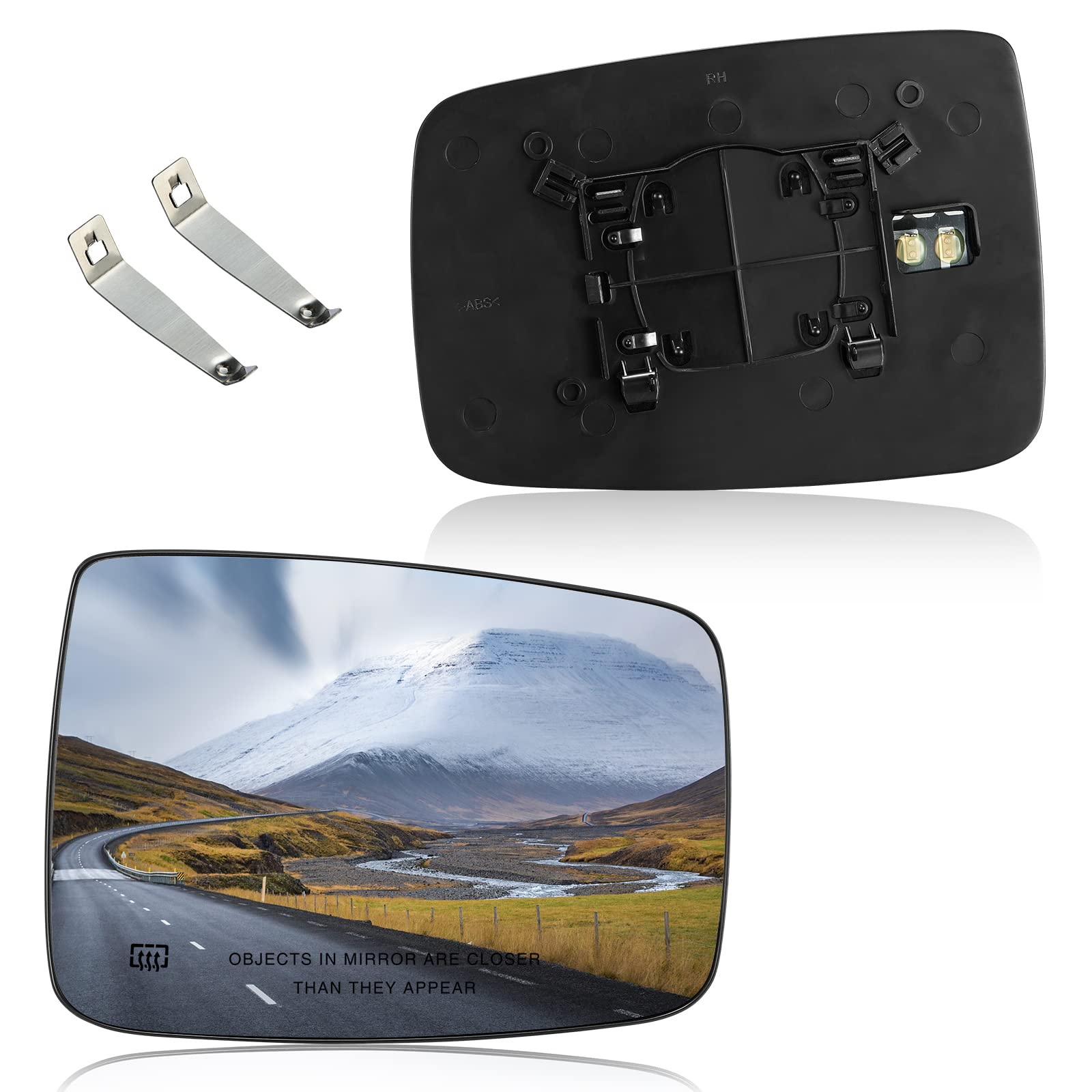 Amazon.com: BDFHYK Passenger Right Side Heated Mirror Glass Compatible ...