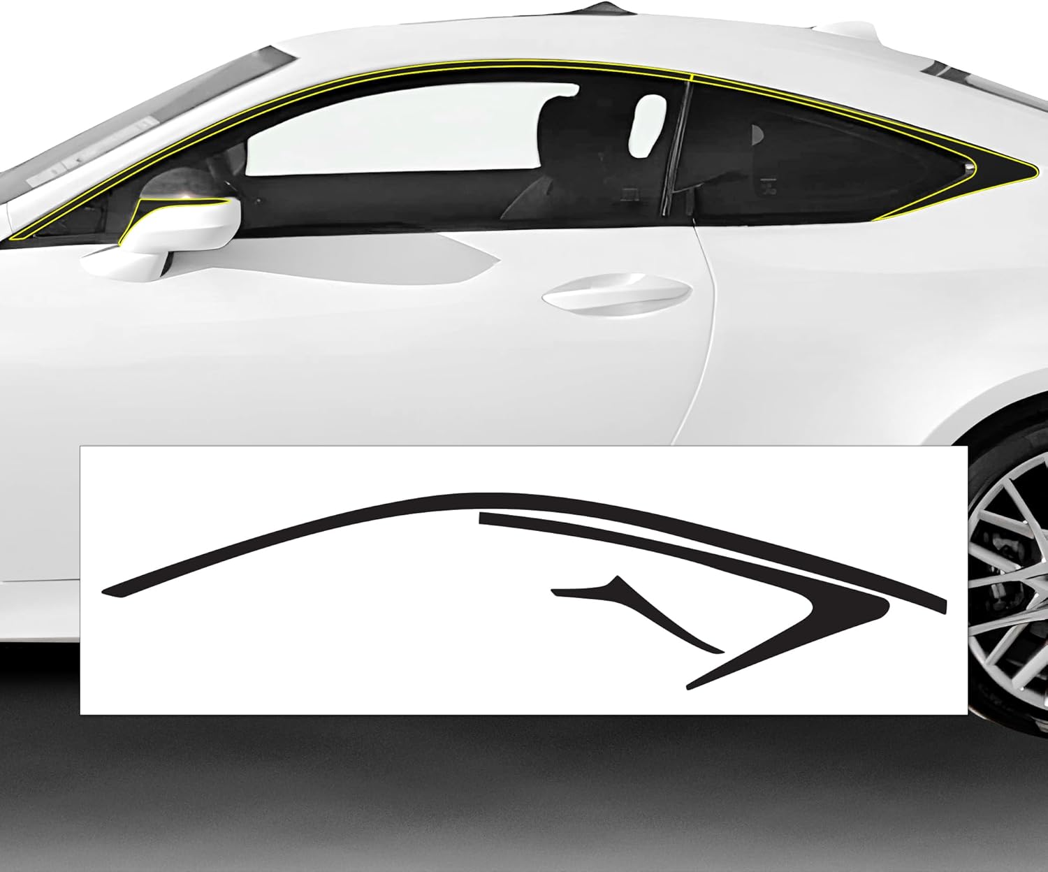 Amazon.com: BOGAR TECH DESIGNS Side Window Chrome Delete Overlays ...