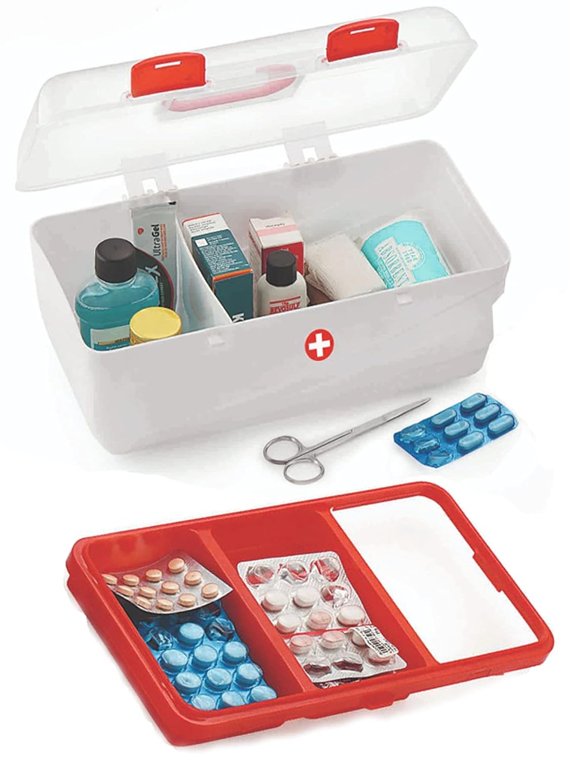 SlideNBuy First Aid Medical Box with Handle | Medicine Box | Emergency ...