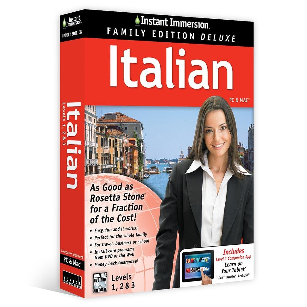 Instant Immersion Italian, Levels 1, 2 & 3: Family Edition (English and ...