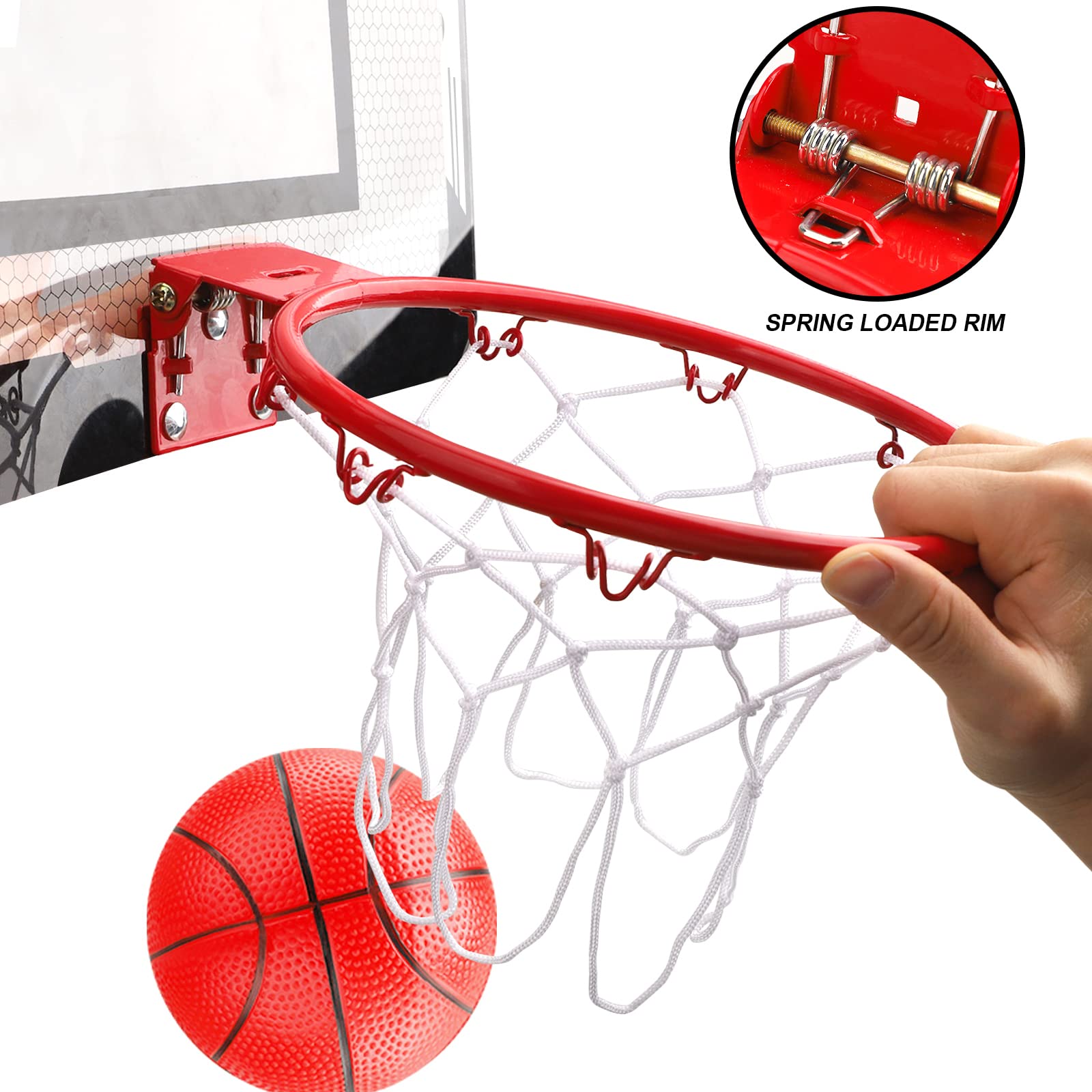 Snapklik.com : Indoor Mini Basketball Hoop Set For Kids Toddlers Adult ...