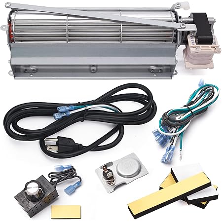 Amazon.com: Yiming GFK4 FK4 GFK4A GFK4B Fireplace Blower Fan Kit for Heatilator, Majestic, CFM ...