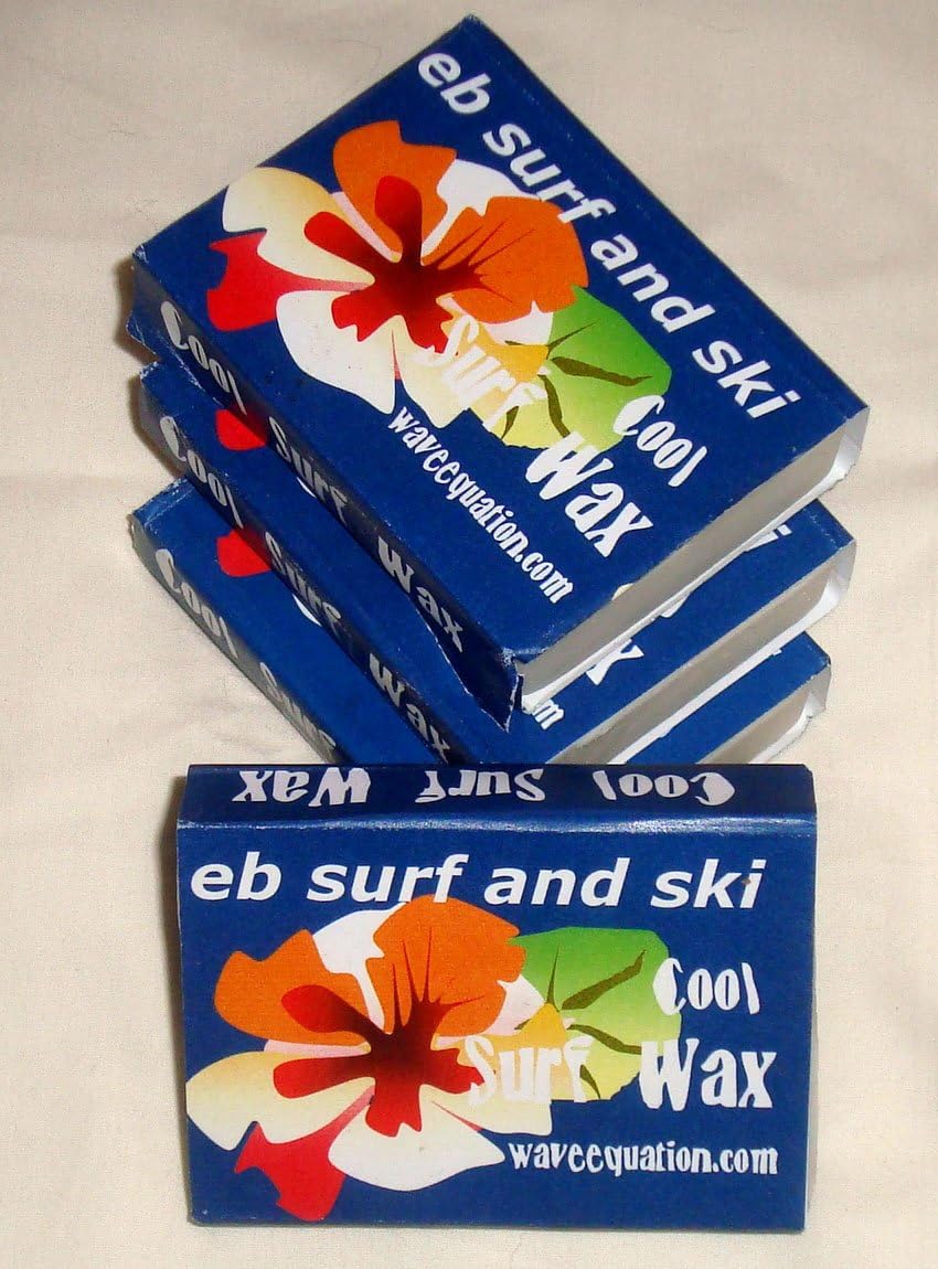 Amazon.com : Wave Equation Cool Surf Wax All Natural Beeswax - 4 Pack ...