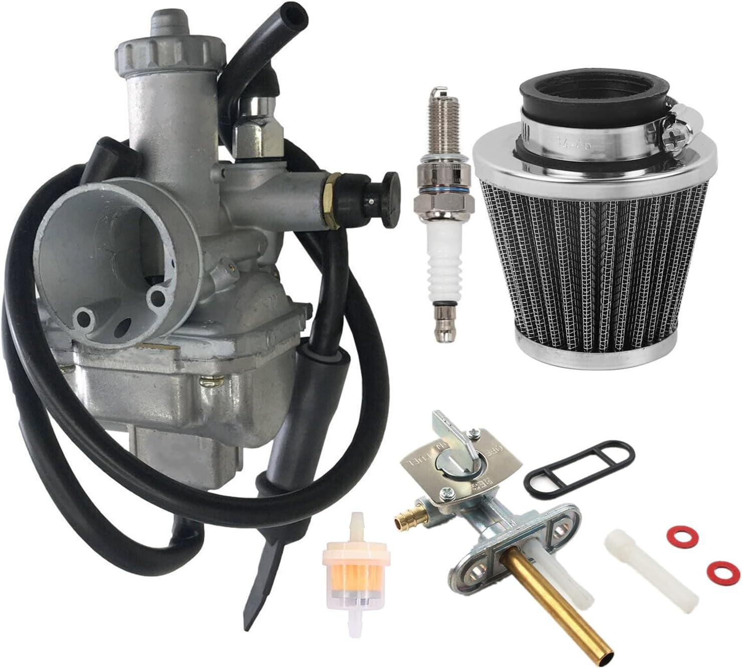 Amazon.com: WHFZN LT-F160 Carburetor For Suzuki LT160E LT-F160 LT160 ...