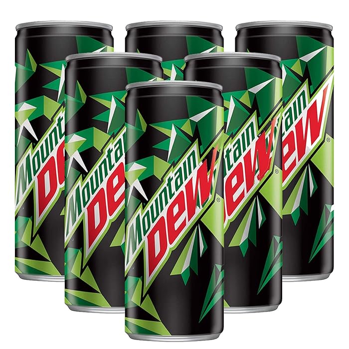 Buy Pepsi Mountain Dew Carbonated Lemon Flavoured Drink- 6 Pack , 320 ...