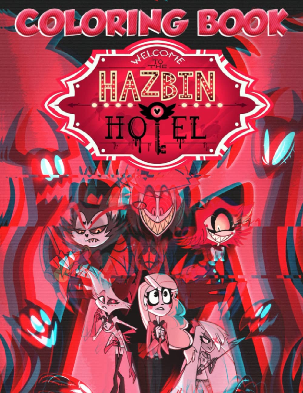 Buy Hazbin Hotel Coloring Book: A Cool Coloring Book With Many ...
