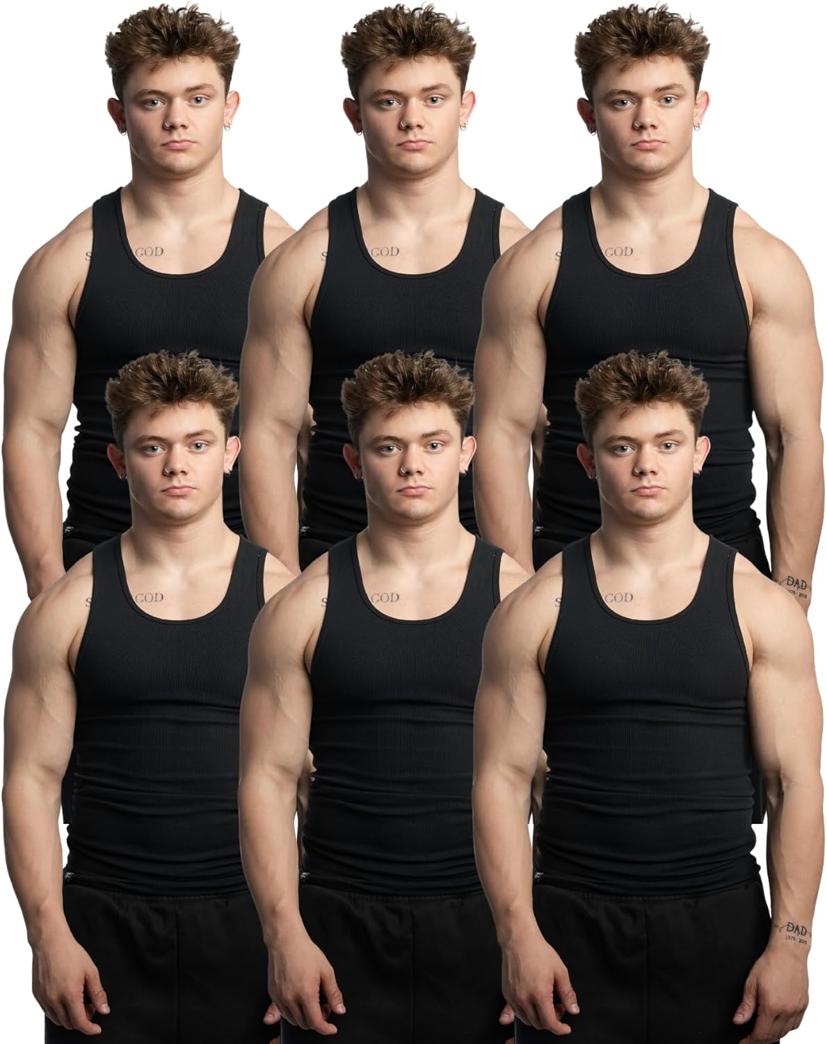 Ekkovision Beaters, Men's Tank Tops, Cotton Spandex Blend Tanks Tops ...