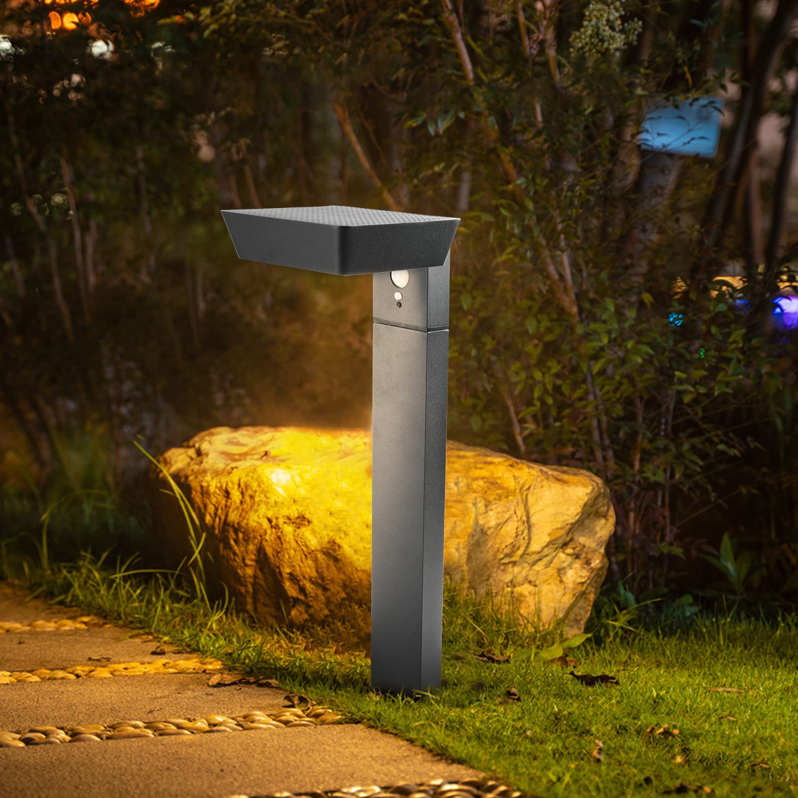 Solar Led Outside Lighting With Photocell Commercial Electric 25 Watt