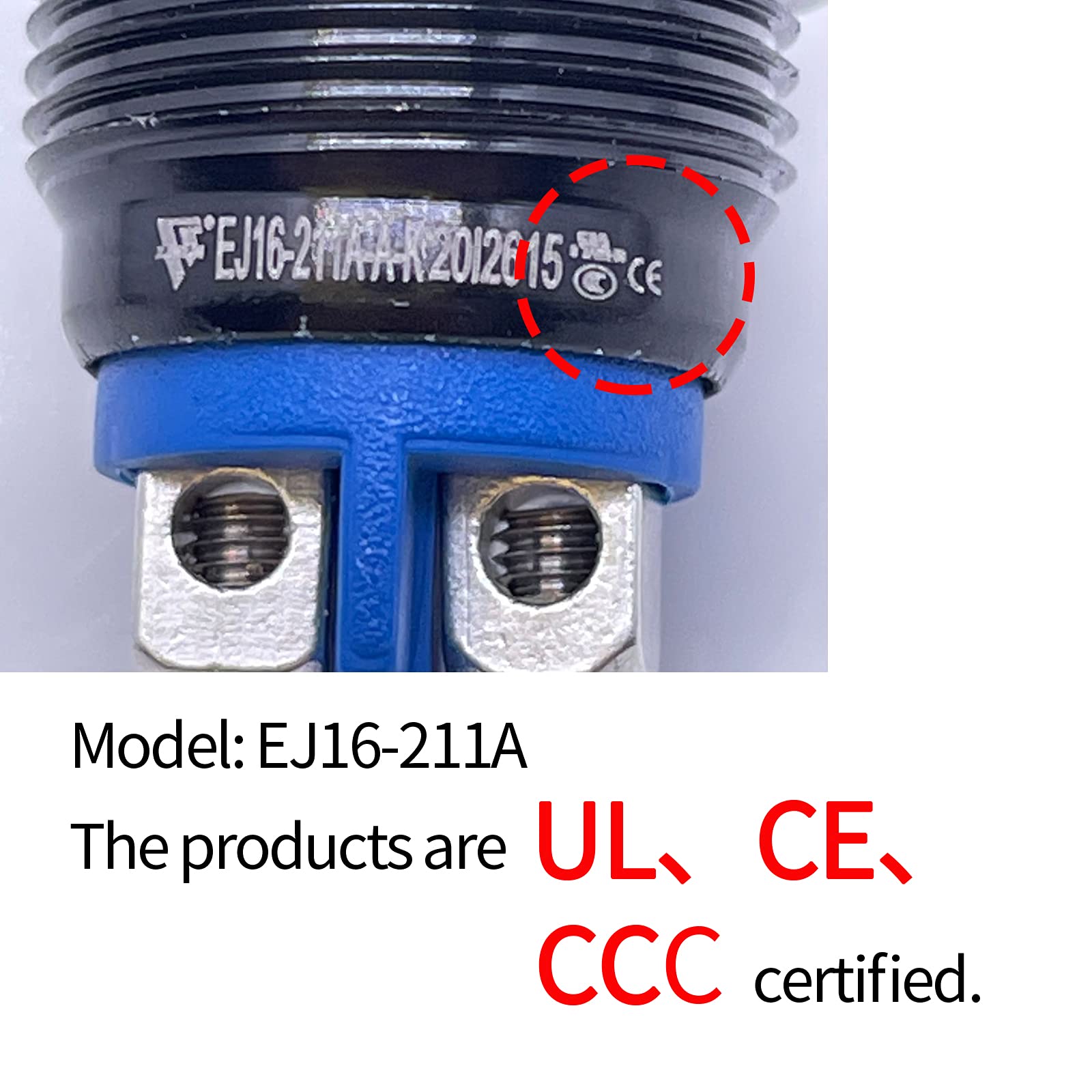 Snapklik.com : 16mm 5/8in Momentary Push Button Switch UL Certification ...