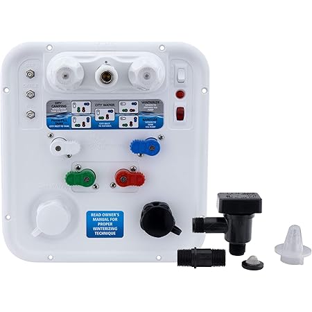 Amazon.com: RecPro RV Water Management Panel | Nautilus P4 | 8-Function ...