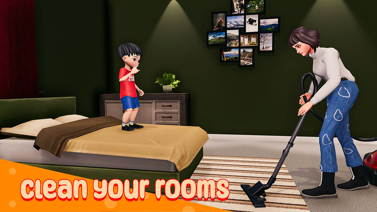 Virtual Happy Family Mother Game: Fun Kids Simulator 2019 - App on the ...