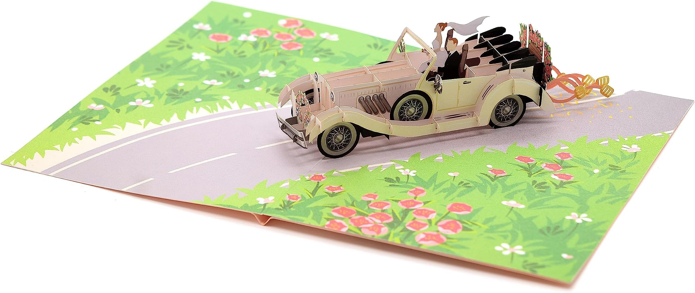 3D Pop Up Wedding Card, Just Married Card, Handmade Card, Wedding Gift ...