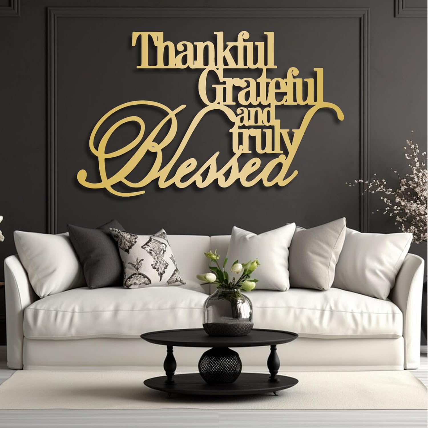 Amazon.com: Yemwot Metal Bible Verses Wall Decor-Thankful,Grateful ...