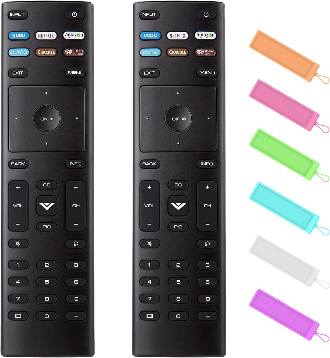 Amazon.com: Remote for Vizio Smart TV Remote, 2-Pack Universal ...