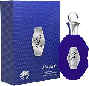 Al Fares Perfumes Qalbi Blue Heart Eau de Parfum for Women - 100ml ...