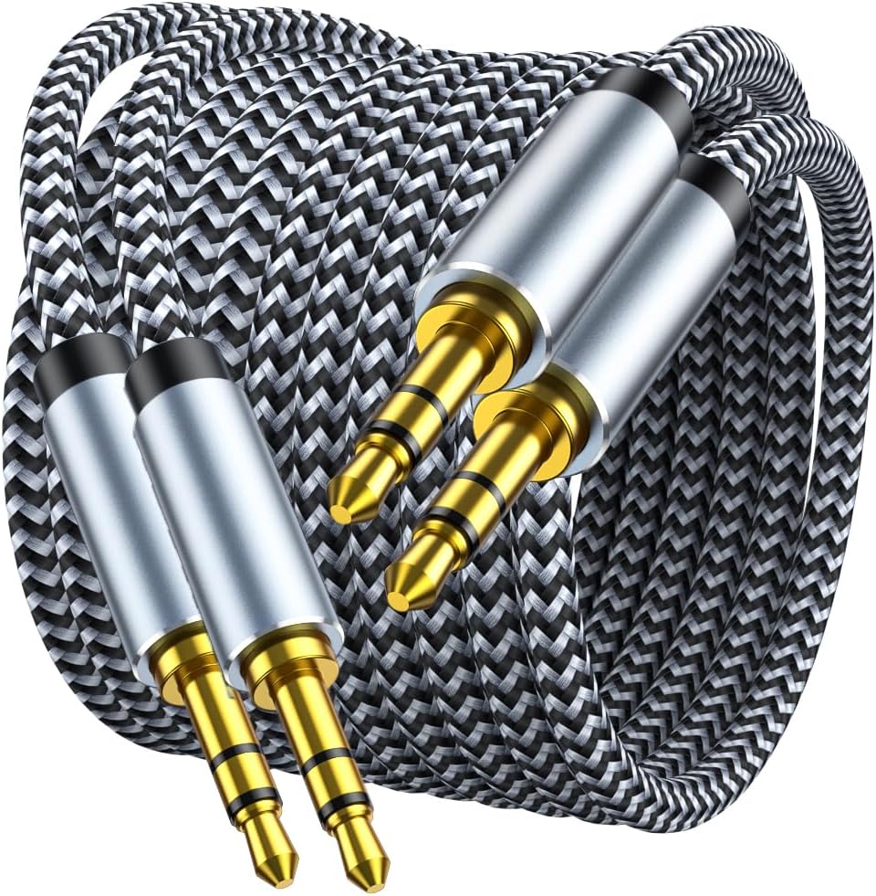 Amazon.com: oldboytech 2 Pack AUX Cord, 3.5mm Audio Cable [4ft/1.2M, Hi ...