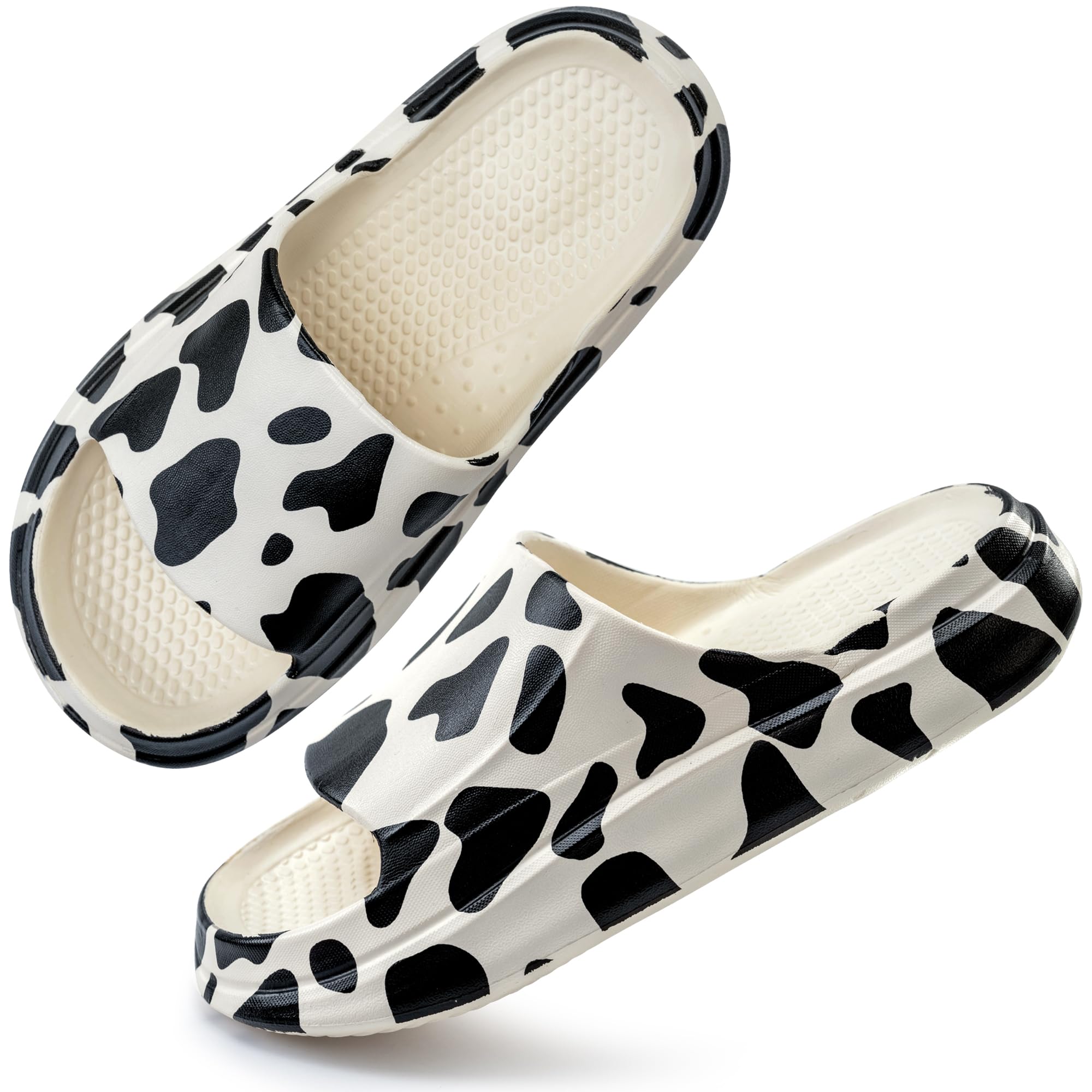 Cloud Slippers for Women Men - Super Soft Comfy Pillow Slides Non-slip ...